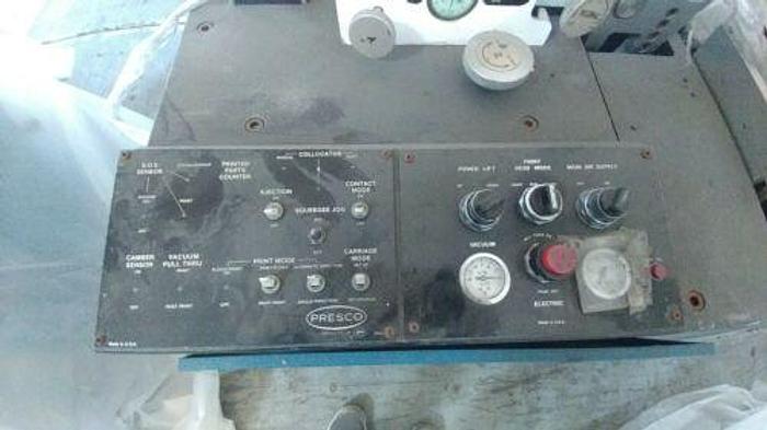 Used AMI Presco Model CP-885 PRODUCTION SCREEN PRINTER 8"x 8&q...