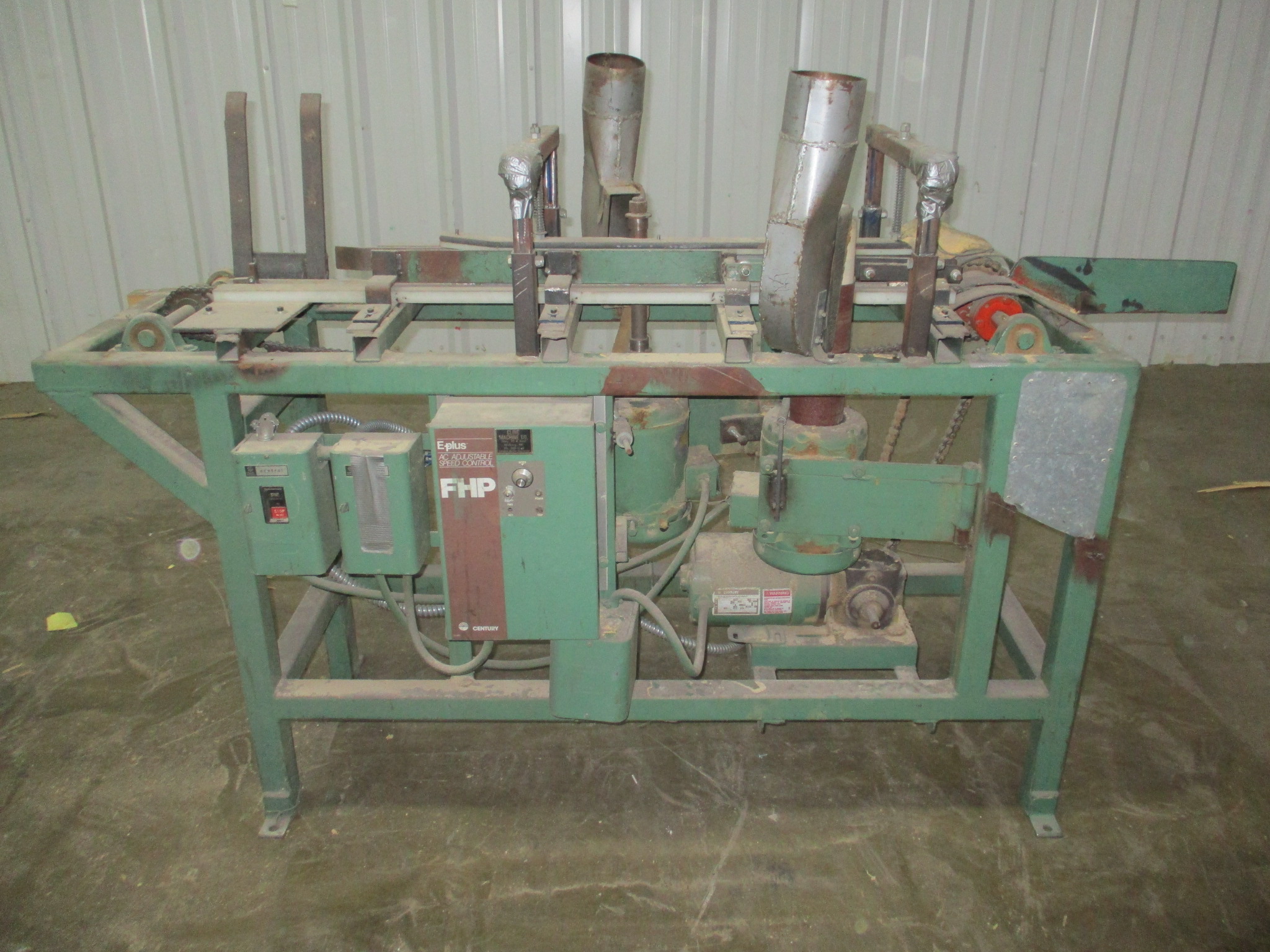 Used CLINE MACHINE DOUBLE-SIDED FEED-THRU "PUMP/PNEUMATIC SLEEVE" SMALL ...