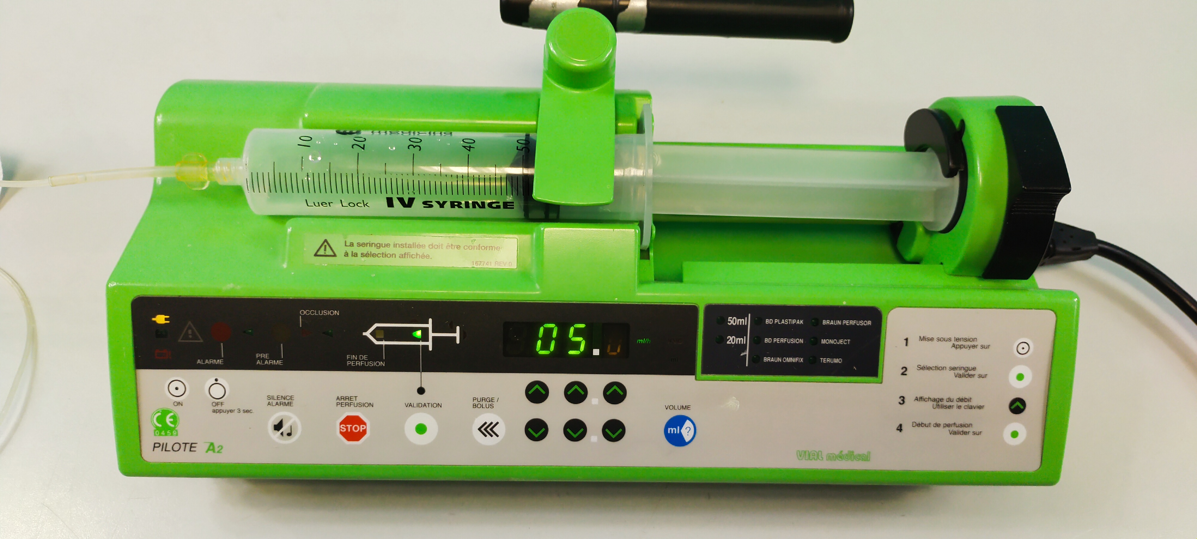 Fresenius Vial Pilote A2 IEC Infusionsspritzenpumpe