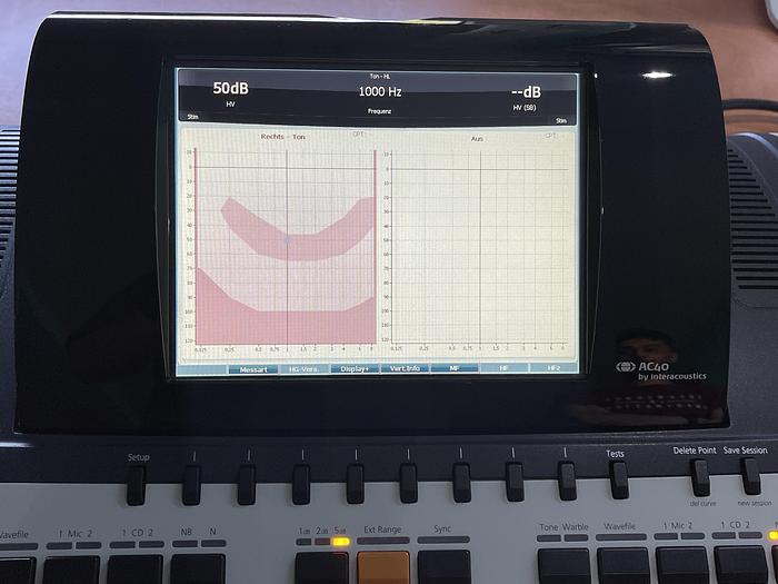 Gebraucht Interacoustics AC40 True Hybrid Audiometer mit Drucker und ...