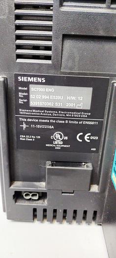 Siemens SC 7000 Patientenmonitor EKG, Resp, SpO2, NIBP