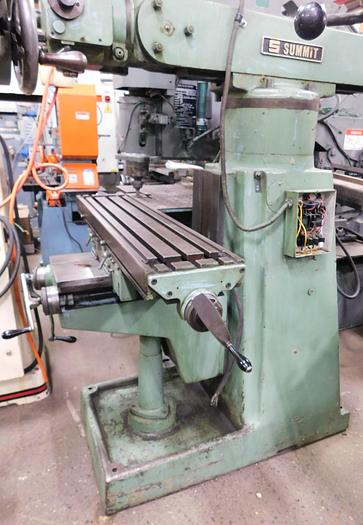 Used Summit Vertical Milling Machine for Sale in Orange City, Iowa