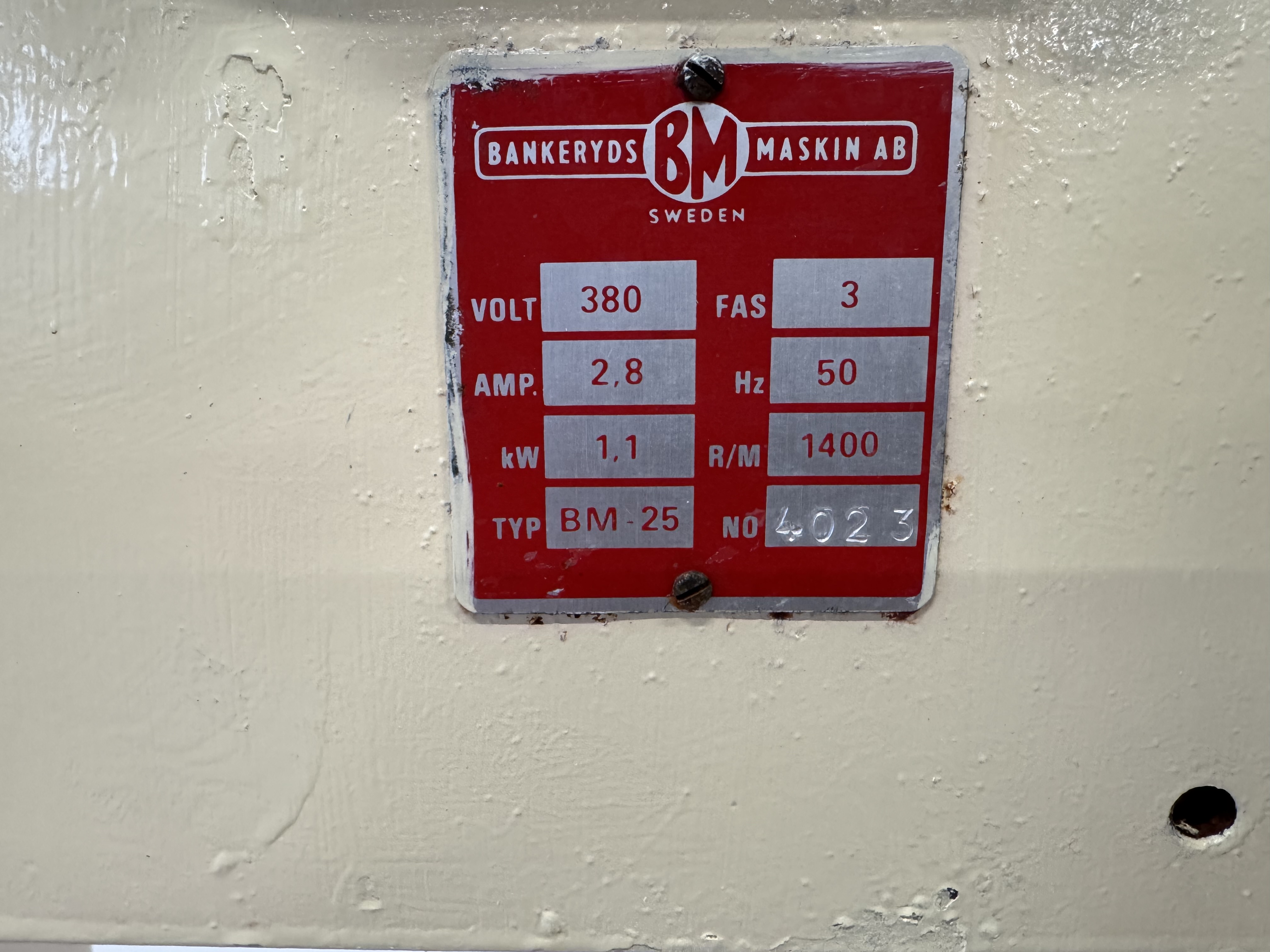 Used Bankeryd BM 25 #2775 for Sale at Anders Brolin AB