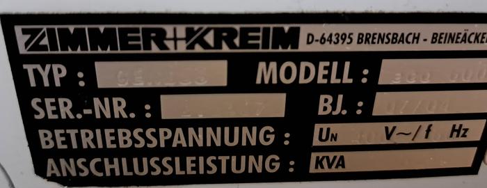 Usado Erosão ZIMMER KREIM Genius 600 a venda em Portugal, Marinha Grande