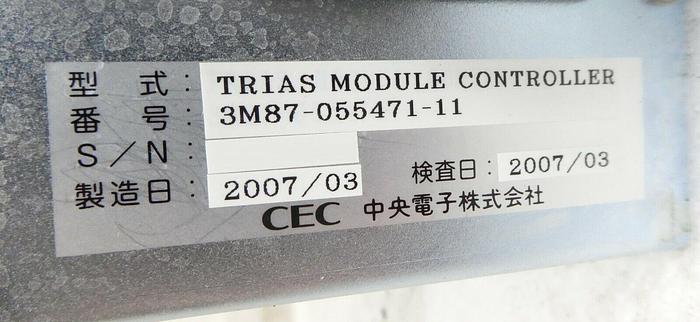 Used TEL Tokyo Electron 3M87-055471-11 Trias Module Controller-S 3M...