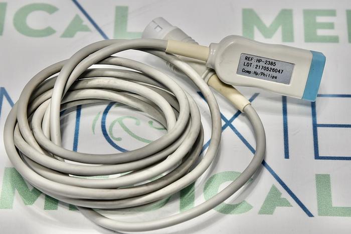 Used HP / PHILIPS HP-2385 3 LEAD TRUNK CABLE, AAMI/IEC, 12 pin ECG ... Used HP / PHILIPS HP-2385 3 LEAD TRUNK CABLE, AAMI/IEC, 12 pin ECG ...