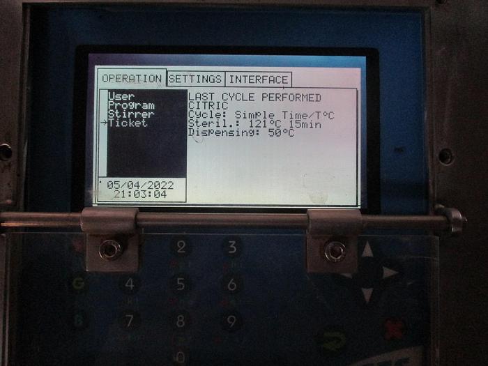 D'occasion 2007 AES Laboratoire / BIOMERIEUX MASTERCLAVE 60 à vendre à ...