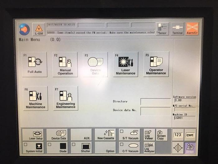 Used Disco DFL 7160 Laser Saw 12" for Sale at Tara Semiconduct...