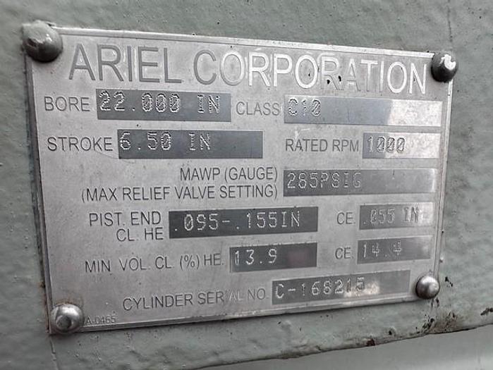 Rebuilt Ariel 22” C10 285 # MAWP Cylinders SN C-168215 for Sale at ...