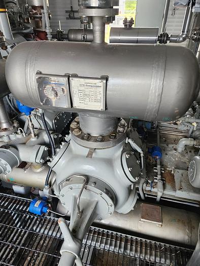 Used 169 hp Cat 3306TA Ariel JG/4 4-Stage Acid Gas Compressor for S...