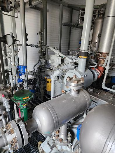 Used 169 hp Cat 3306TA Ariel JG/4 4-Stage Acid Gas Compressor for S...