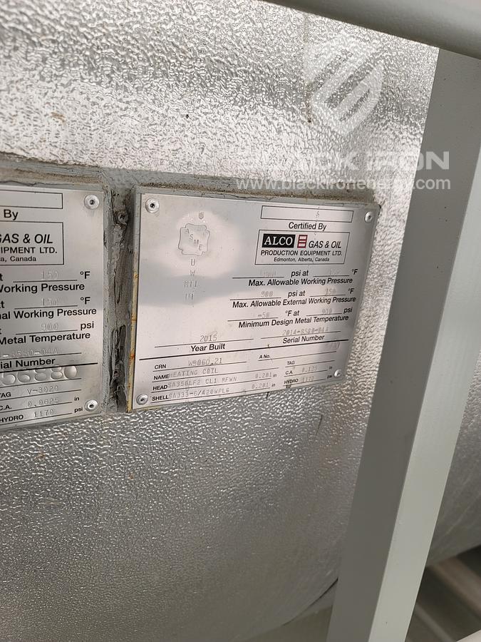 New surplus 200 MMSCFD Refrig Plant for Sale at Black Iron Energy