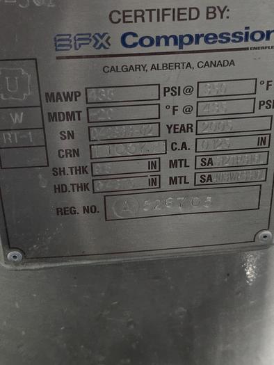 Used 169 hp Cat 3306TA Ariel JG/4 4-Stage Acid Gas Compressor for S...