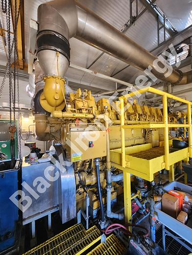 Used Sold 2370 hp Caterpillar G3608-A3 natural gas engine c/w EJW/T...