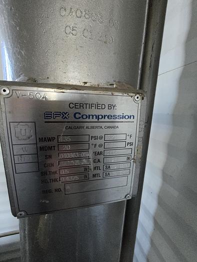 Used 169 hp Cat 3306TA Ariel JG/4 4-Stage Acid Gas Compressor for S...