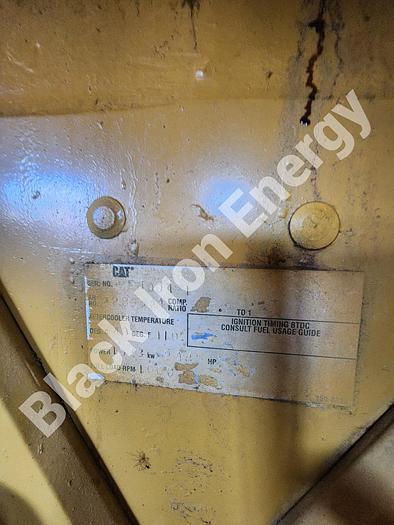 Used Sold 2370 hp Caterpillar G3608-A3 natural gas engine c/w EJW/T...