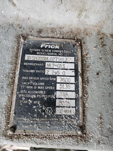 Used 1265 hp CAT G3516 Frick 355XL for Sale at Black Iron Energy