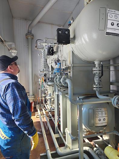 Used 36" Horizontal Sour Separator(1440 psi) with Blowcase(165...