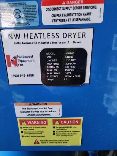 New surplus Sold Dual 40 hp EMD Instrument Air Package at Black Iro...