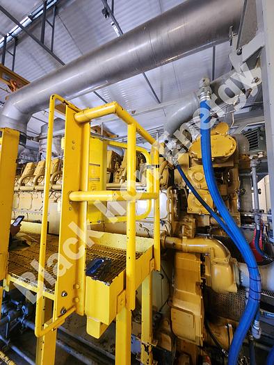 Used Sold 2370 hp Caterpillar G3608-A3 natural gas engine c/w EJW/T...