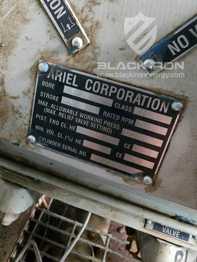 Used 400hp Ariel JGJ/4, 5 Stage Acid Gas Compressor for Sale at Bla...