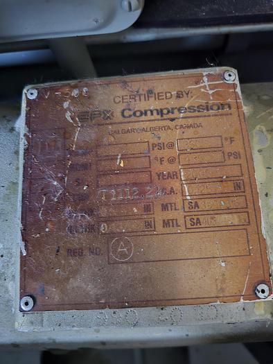 Used 169 hp Cat 3306TA Ariel JG/4 4-Stage Acid Gas Compressor for S...