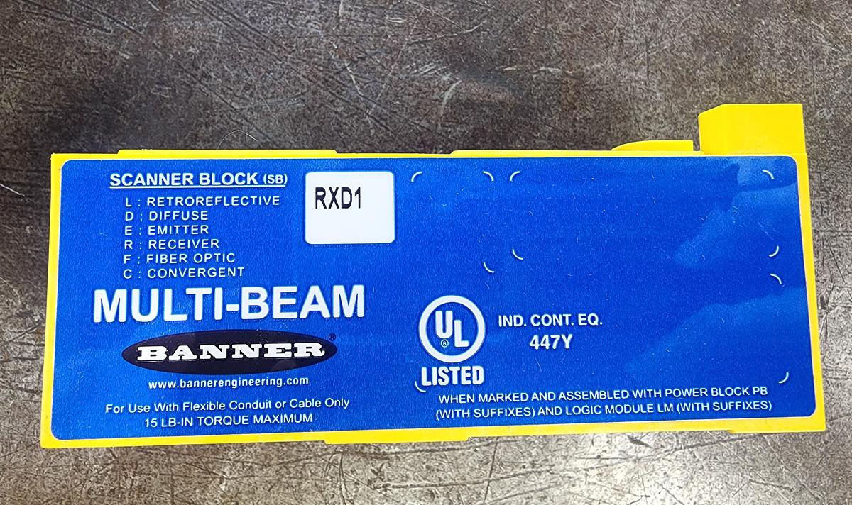 New Banner SBRXD1 Scanner Block for Sale at Midwest Press and ...