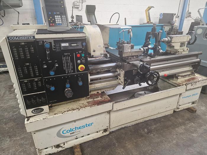 Used 2004 COLCHESTER TRIUMPH VS2500 15" x 50" GAP BED CEN...