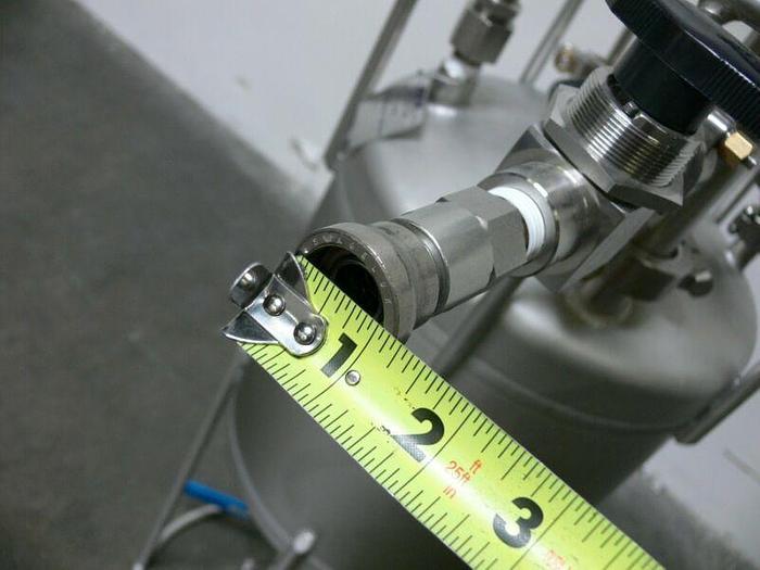 Used Alloy Products Corp 20 Liter Stainless Steel Conical Reactor 1...