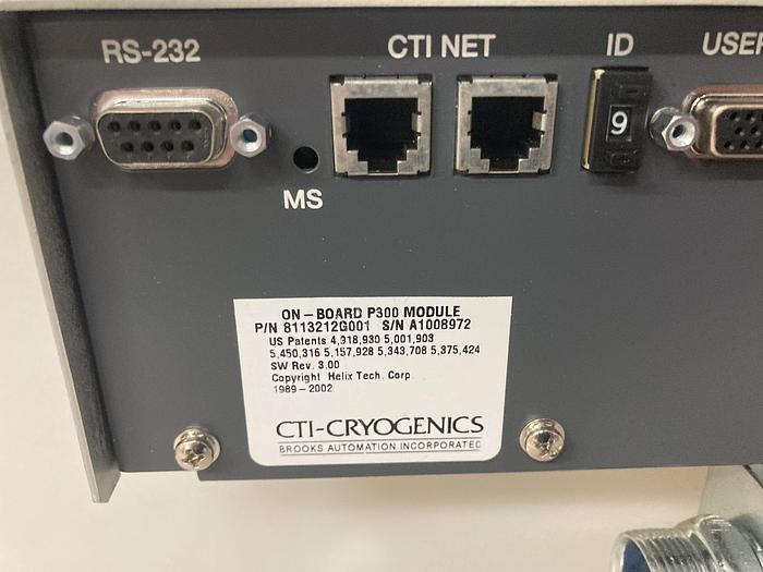 Used CTI-CRYOGENICS 8113212G001 CRYO PUMP CONTROLLER for Sale at Ta...