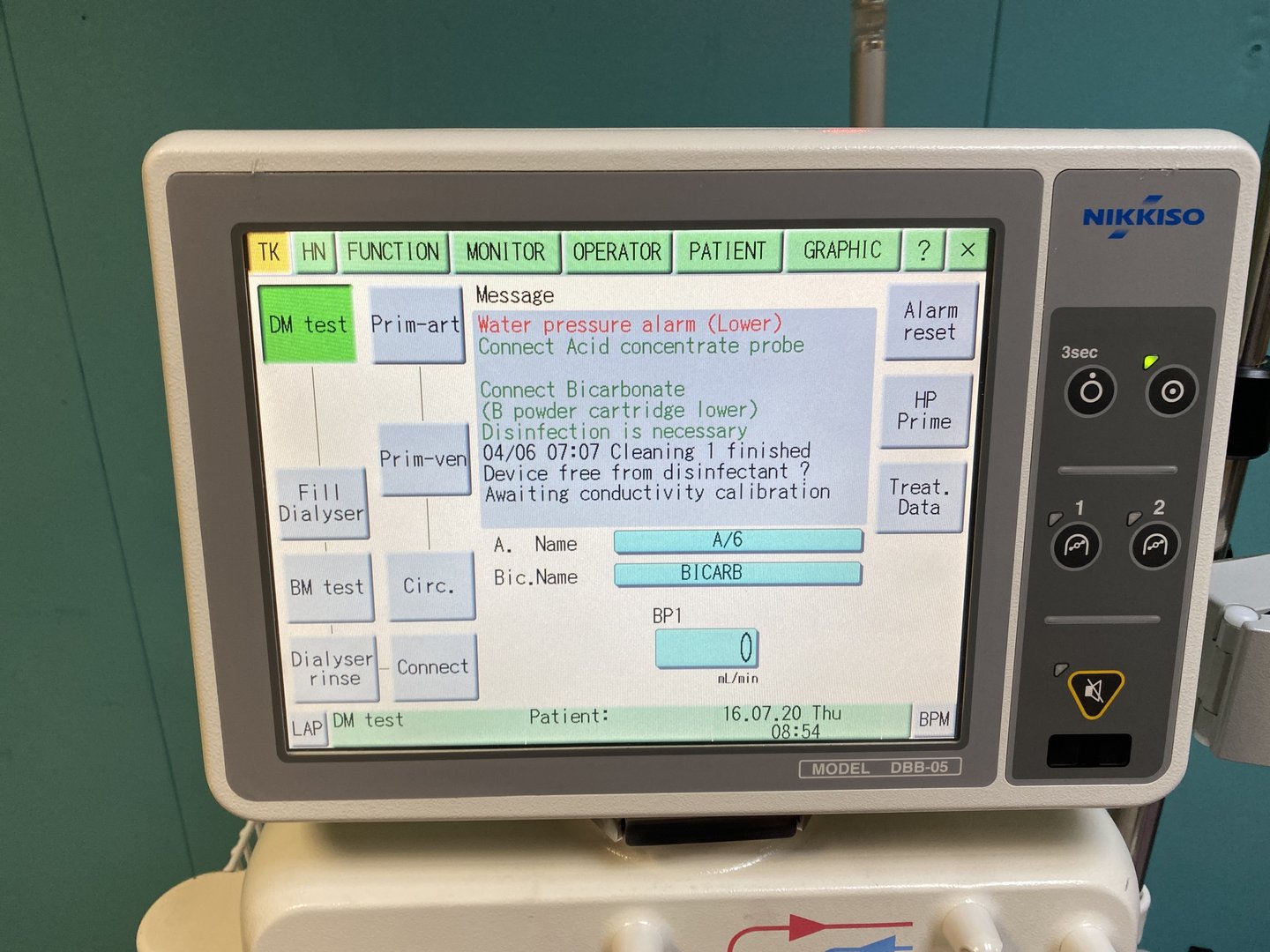 Gebraucht NIKKISO DBB-05 Dialysesystem zum Verkauf in Saarbrücken ...