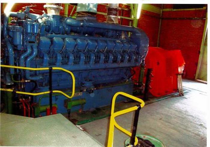 USPE 4.50 MW 1981 MTU 20V 956 Diesel Generator