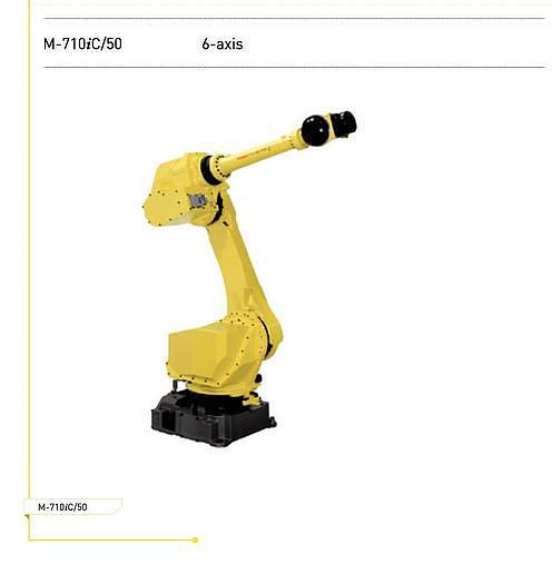 Used FANUC M-710iC/50 6 AXIS ROBOT WITH R-30iB CONTROLLER for Sale...