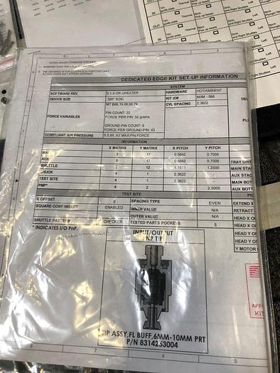 Used Delta Edge DE8000 20lds SOIC .300 WSO Test Handler Change Kit ...