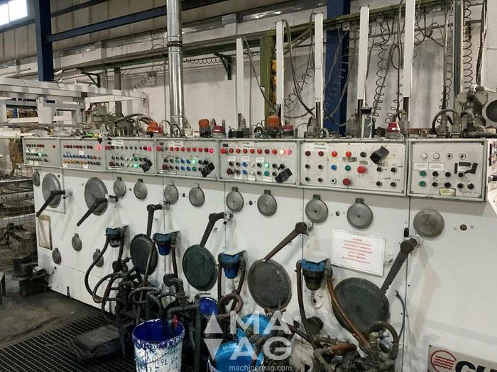 Used Curioni 2800 NT (4 Colors) Printer Slotter Inliner, 1987 for Sale ...