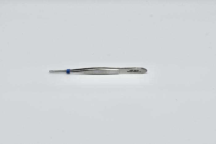 Used JARIT 355-110 EYE TISSUE FORCEP 1 X 2, Straight, 3-7/8" for Sale at Moxie Medical