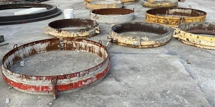 Used precast concrete manhole forms