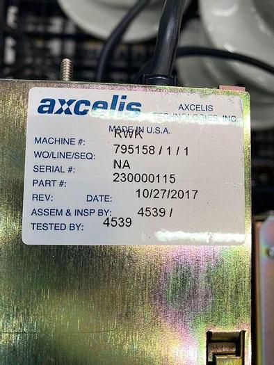 Used Axcelis Optima HD High Current Implanter Parts system for Sale...