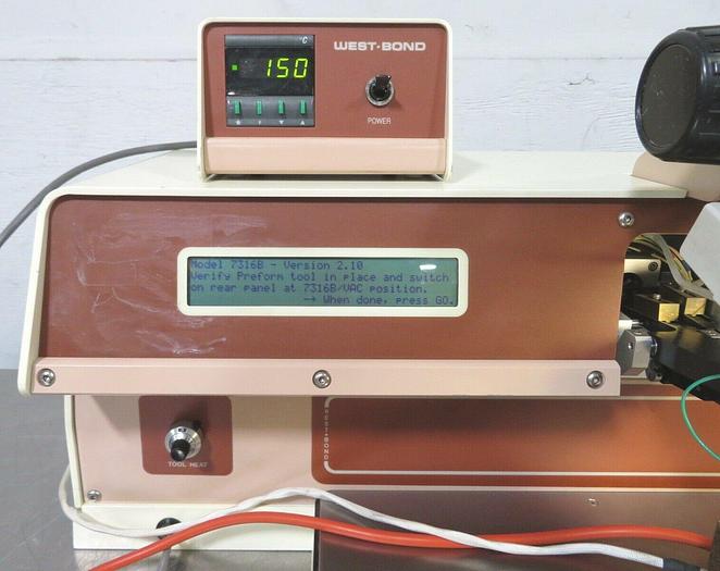 Used West-Bond 7372B Convertible Epoxy 7200B / Eutectic 7316B Die B...