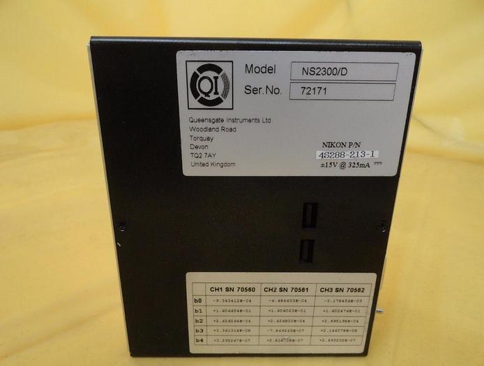 Used Queensgate NS2300/D Position Sensor Unit Nikon 4S288-213-1 NSR...