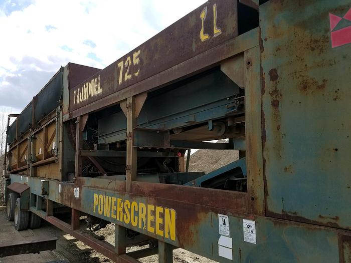 Used 2001 POWERSCREEN 725LL for Sale at Grinder Crusher Screen