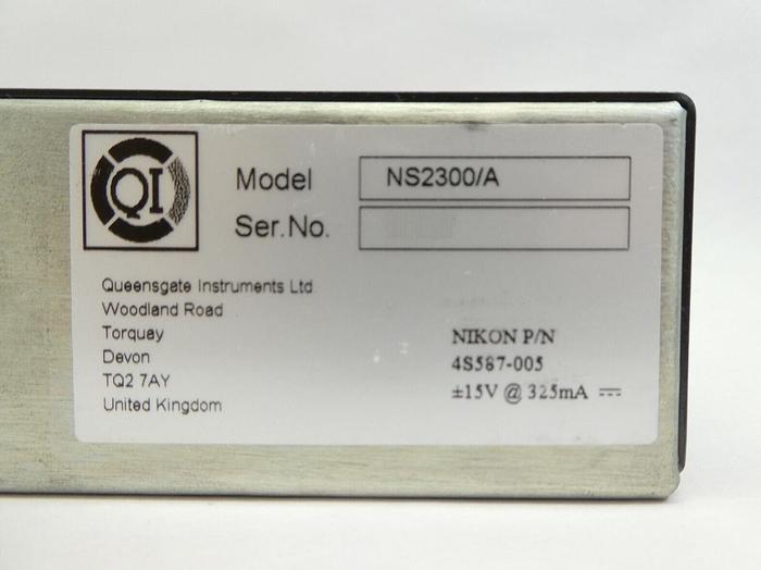 Used Queensgate Instruments NS2300/A Position Sensor Unit Nikon 4S5...