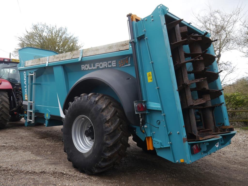 Used Rolland Rollforce 5514 Muck Spreader for Sale at LBG Machinery... Used Rolland Rollforce 5514 Muck Spreader for Sale at LBG Machinery...