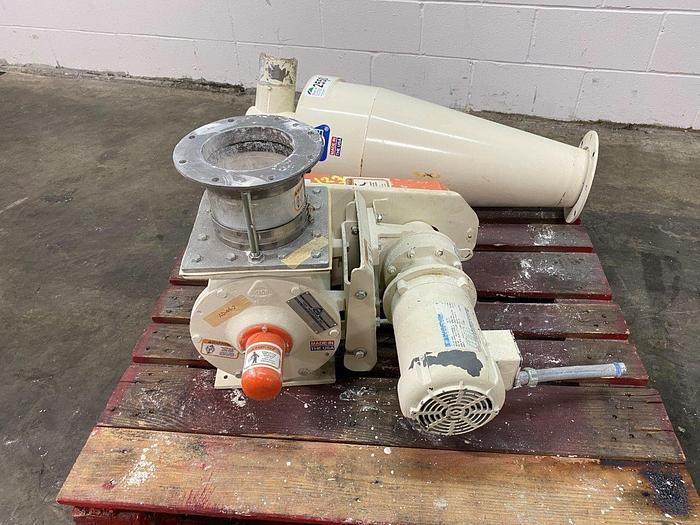 Used Kice VJ Rotary Airlock & Cyclone Collector for Sale at Steep Hill ...