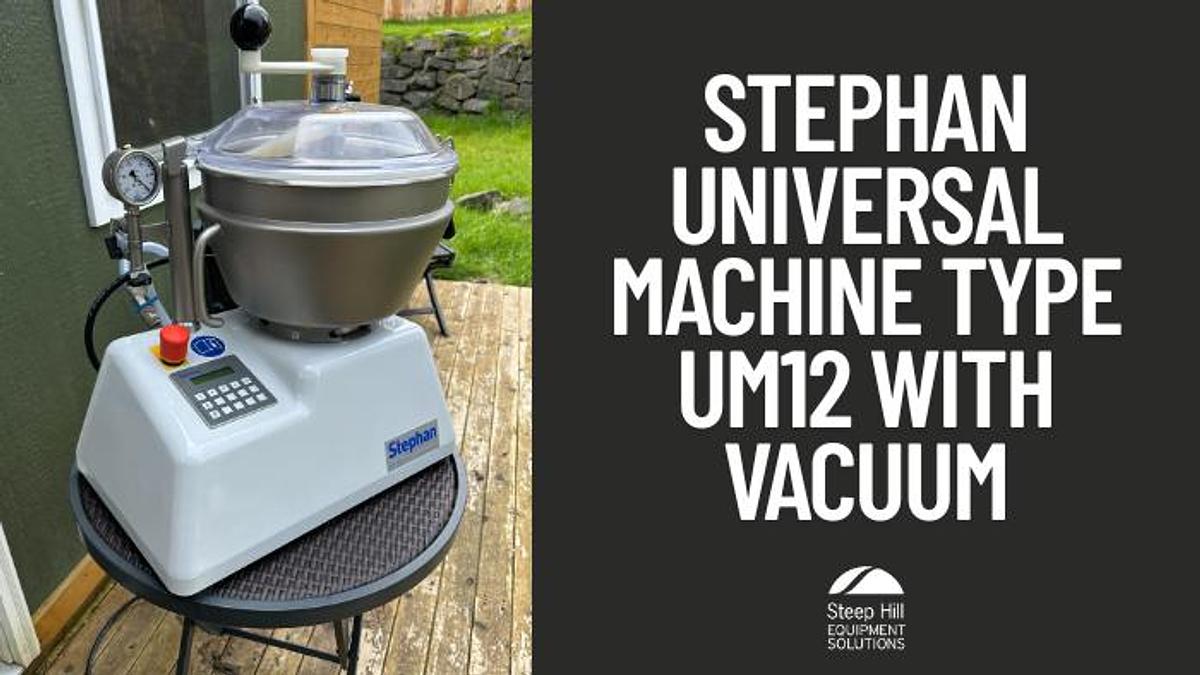 Used Stephan Universal Machine Type UM12 with Vacuum for Sale at Steep Hill Equipment Solutions