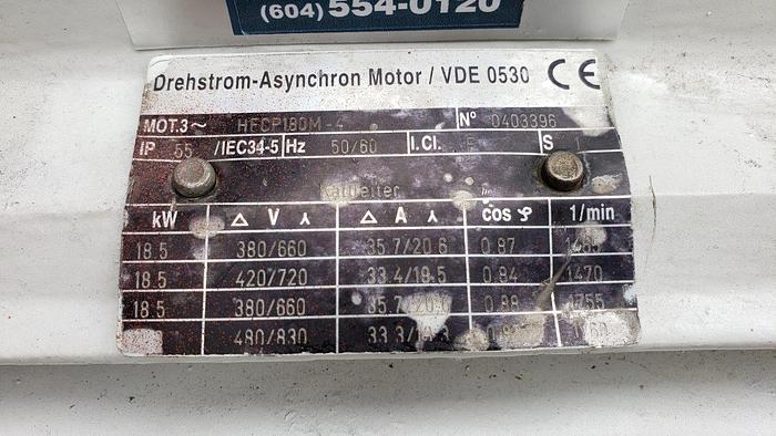 New Dehstrom-Asynchron VDE 0530 Vacuum Pump Motor for Sale at Steep ...