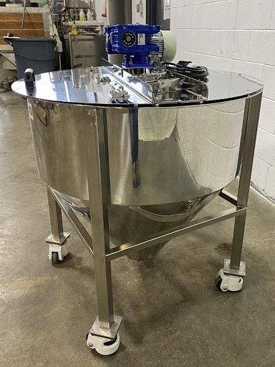 Used Lidded SS Hopper With Agitator for Sale at Steep Hill Equipment ...