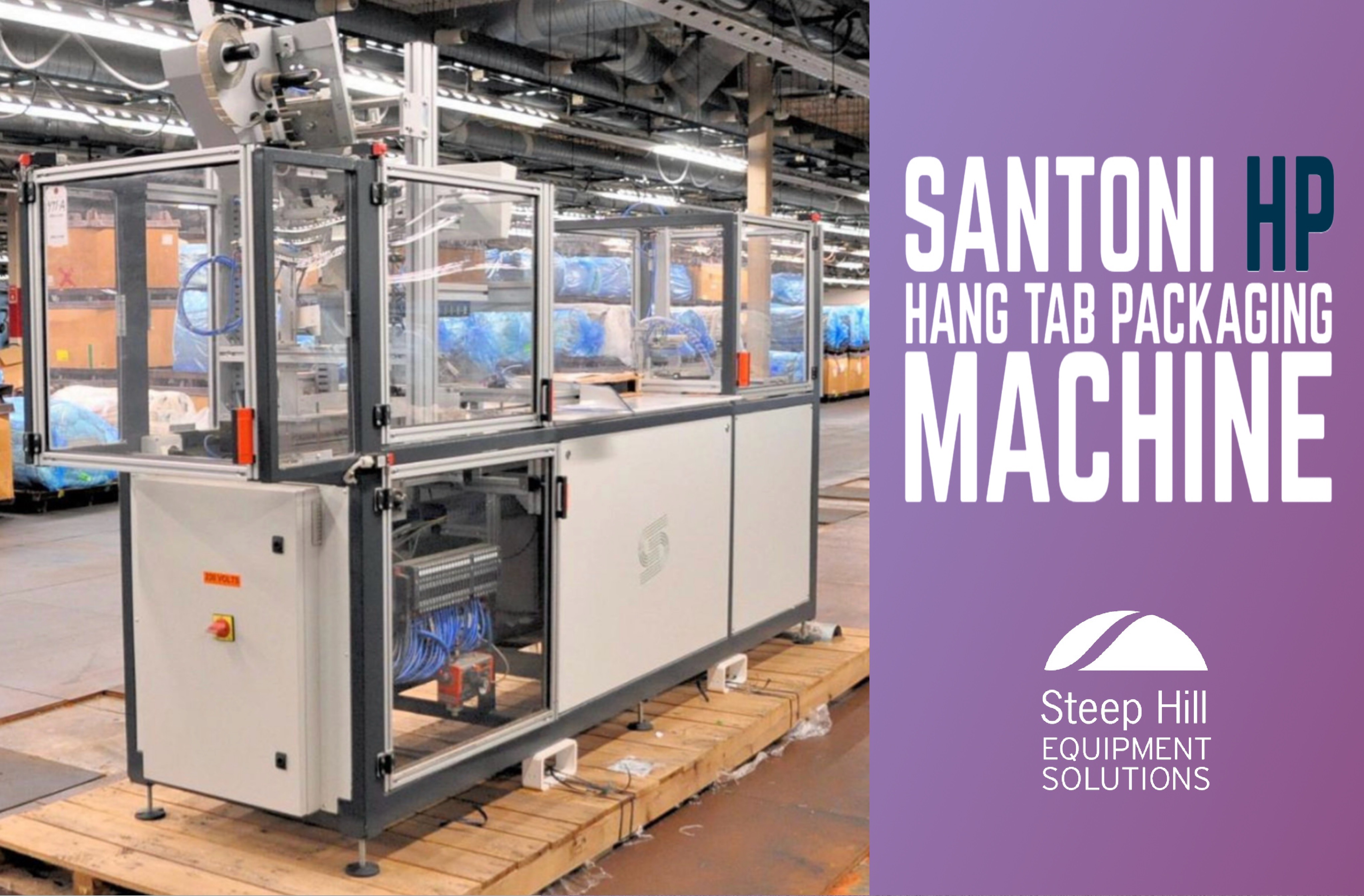 Used Santoni HP Hang Tab Packaging Machine for Sale at Steep Hill ...