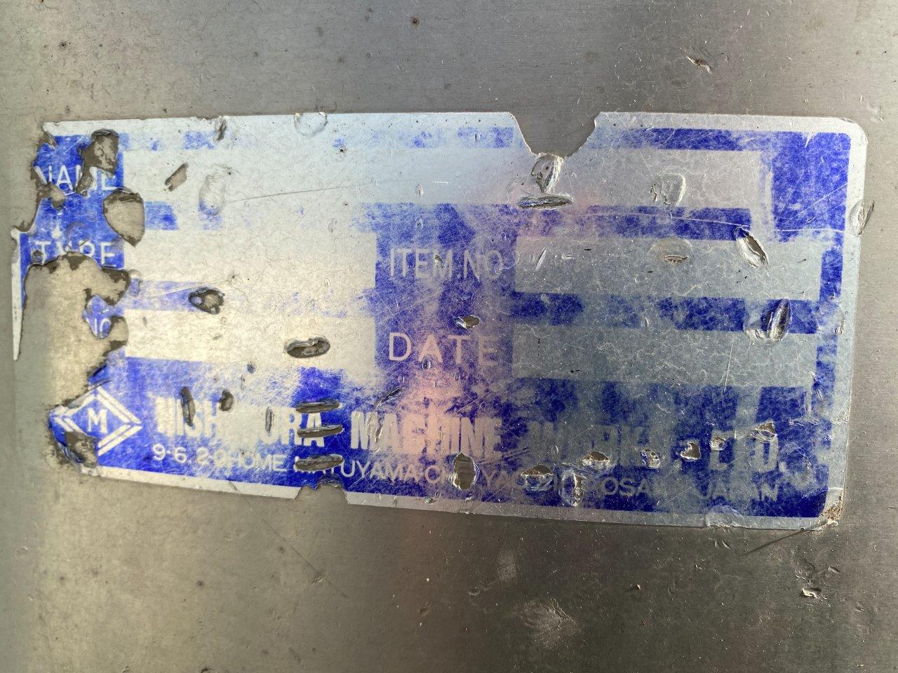 Used Nishimura/Tanabe Centrifugal Separator for Sale at Steep Hill Equipment Solutions