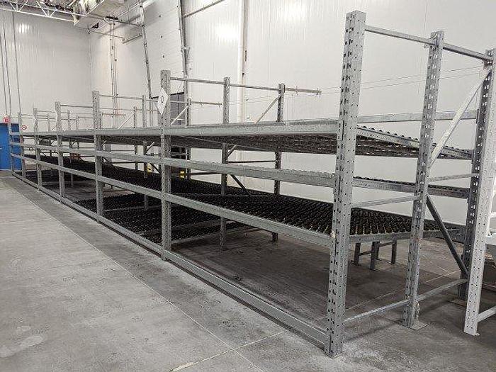 Used Gravity-Flow Roller Racks for Sale at Steep Hill Equipment Solutions